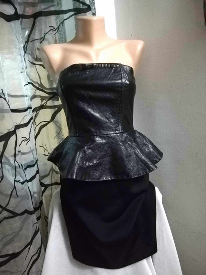 Goth/rock korset haljina predivna, nekorišćena!