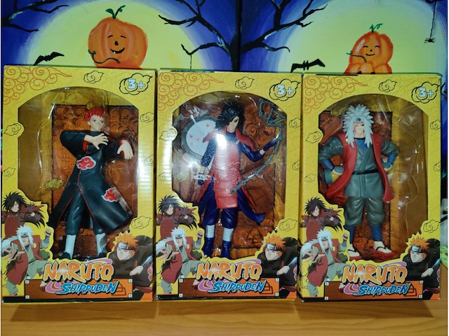 Naruto velike figure Uchiha Madara Sasori Jiraiya Novo