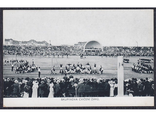 Češka 1912 Prag - Sokolski slet razglednica