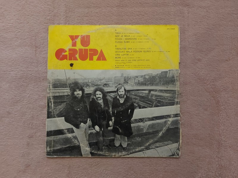 YU Grupa-YU Grupa LP (Prvo Izdanje, VG+,Jugoton,1973)