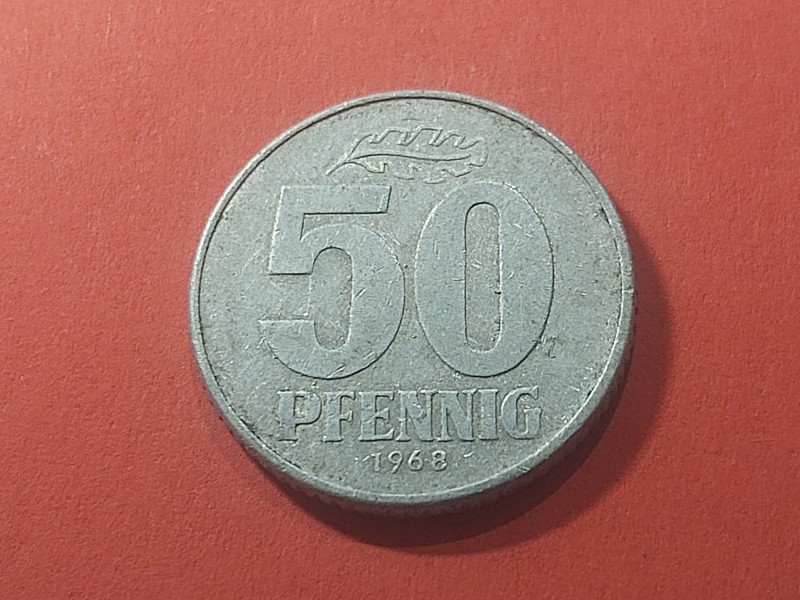 DDR - 50 pfennig 1968 god