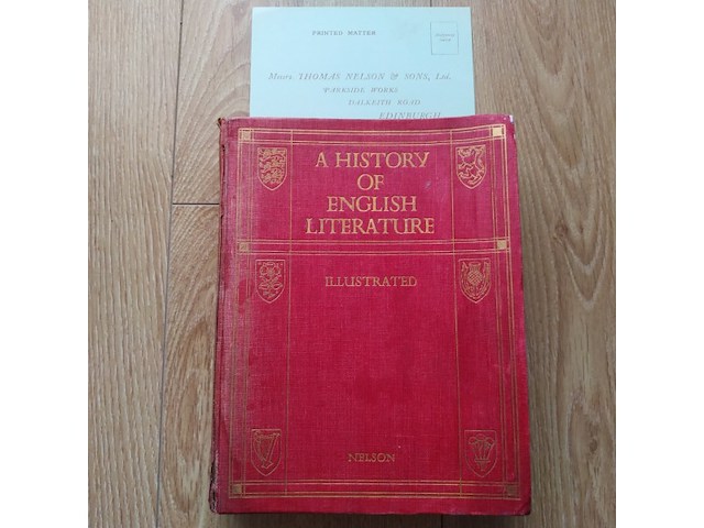 A HISTORY of ENGLISH LITERATURE 1925