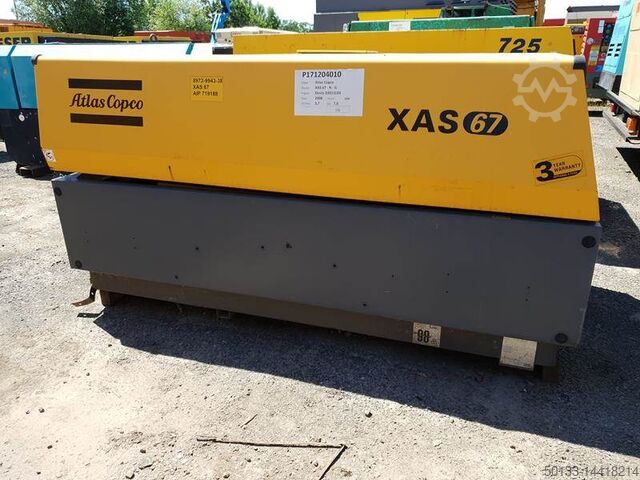 Kompresor
Atlas Copco XAS 67 DD - N - G BOX