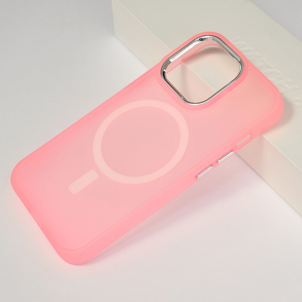 Maska Colorful Magsafe za iPhone 14 Pro roze