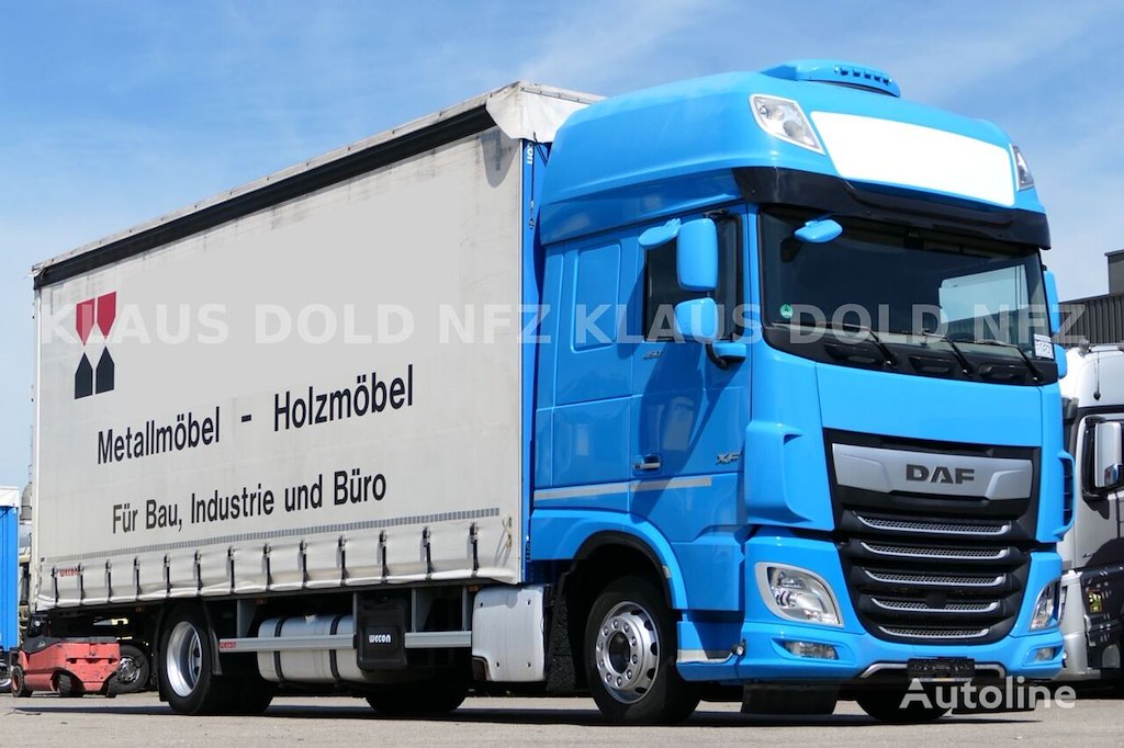 DAF XF 450 PP kamion sa klizna zavesa cerada