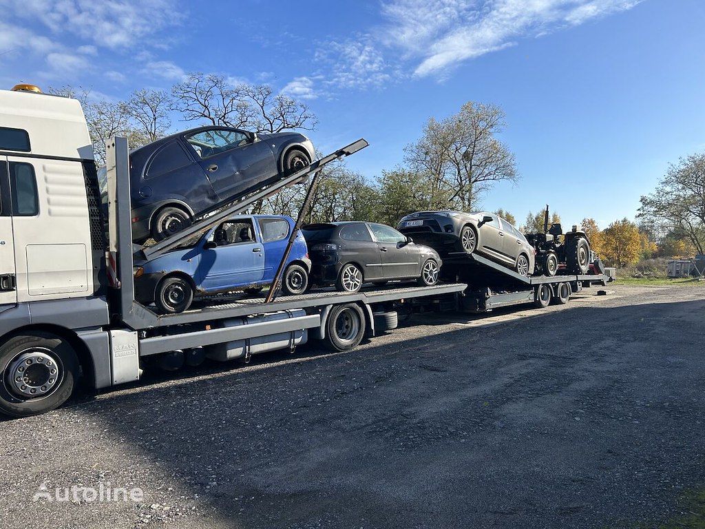 MAN TGX autotransporter + prikolica autotransportera