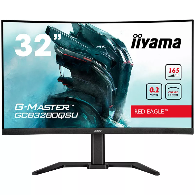 IIYAMA 32″ ETE VA-panel Curved Gaming 1500R, G-Master Red Eagle, FreeSync,