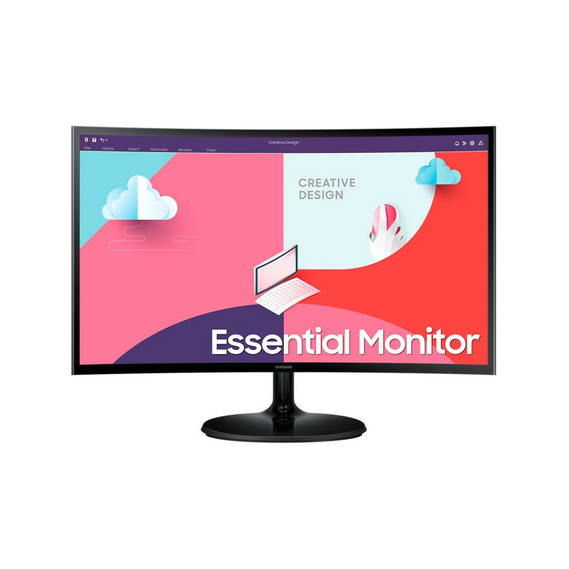 Monitor 24″ Samsung S24C364EAU VA 1920×1080/75Hz/4ms/VGA/HDMI/zakrivljeni