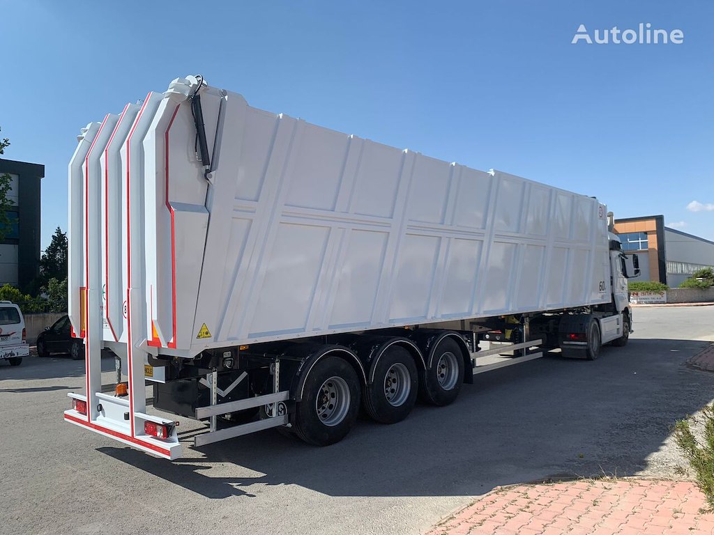 Nova MS Dorse 60 m3 WASTE TRANSFER SEMITRAILER poluprikolica za prevoz metalnog otpada