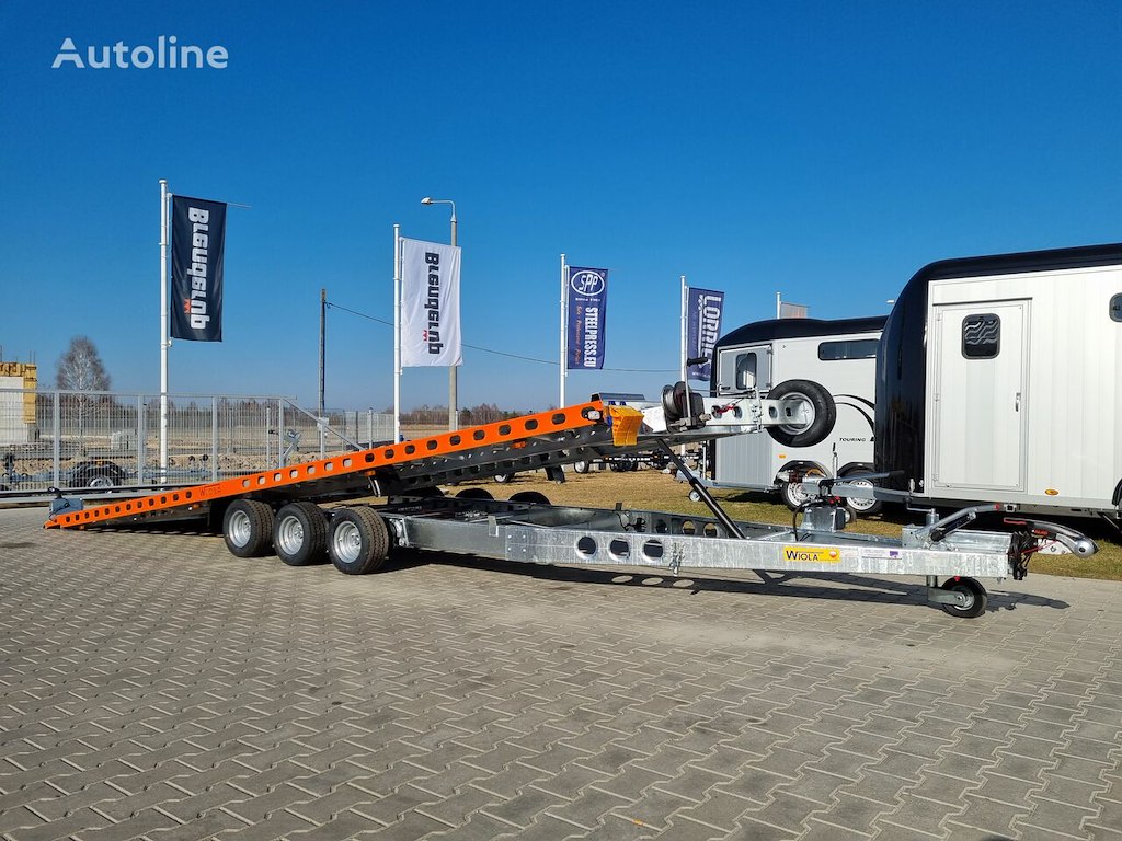 Nova Wiola L35G65P hydraulic lifting 650x216 cm 3.5T GVW for vans trucks prikolica autotransportera