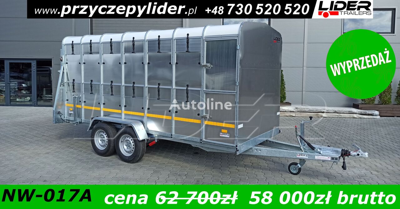 Niewiadów NW-017A WYPRZEDAŻ przyczepa + przegroda 430x177x186cm, do przewo prikolica za prevoz stoke