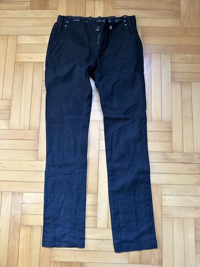 G Star raw crne vunene pantalone