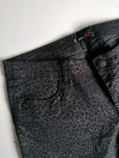 Leopard gumirane pantalone - plitke M