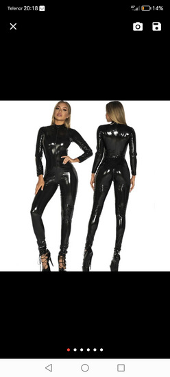 Pvc triko catsuit