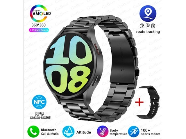 Watch 6 Bluetooth GPS NFC Smart Watch  BT Poziv