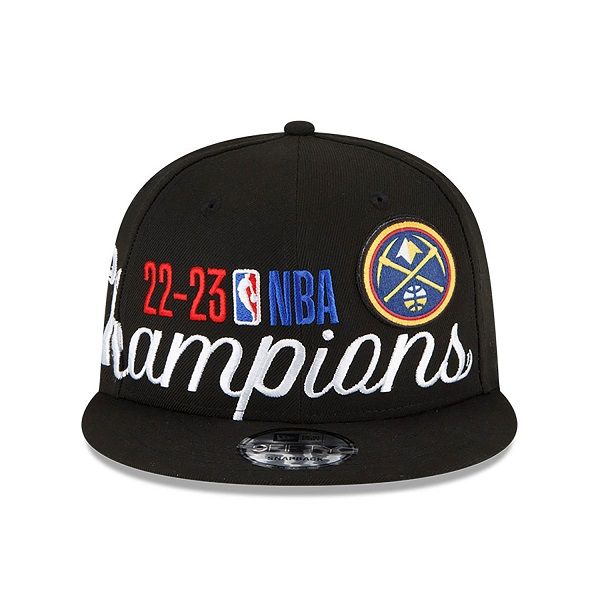 DENVER NUGGETS NBA 2022-2023 CHAMPIONS 9FIFTY SNAPBACK CAP 'BLACK'