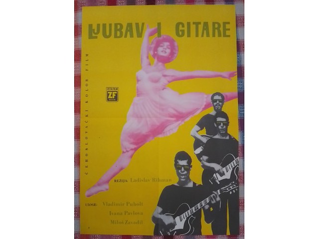 plakat LJUBAV I GITARE