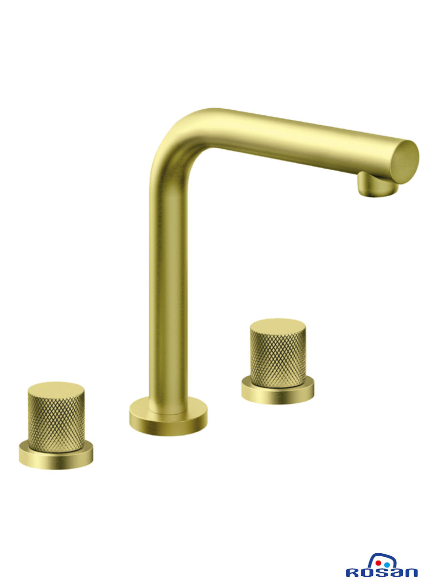 Baterija podgradna za lavabo visoka S2 Gold Rosan 230309G