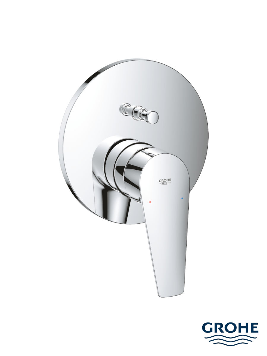 Ugradna baterija za tuš kadu BauEdge New 24162001 Grohe