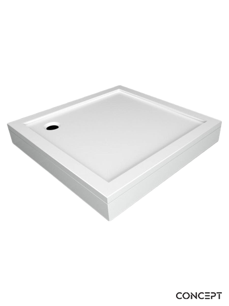 Tuš kada sa oblogom i postoljem 80x80x14cm Solilux Concept C-11-8080K/C-11-S9800