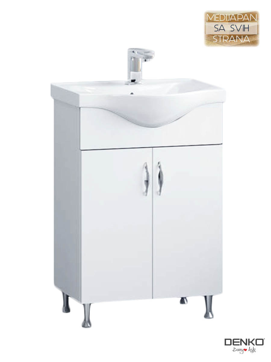 Lavabo sa ormarićem medijapan Trend 55cm