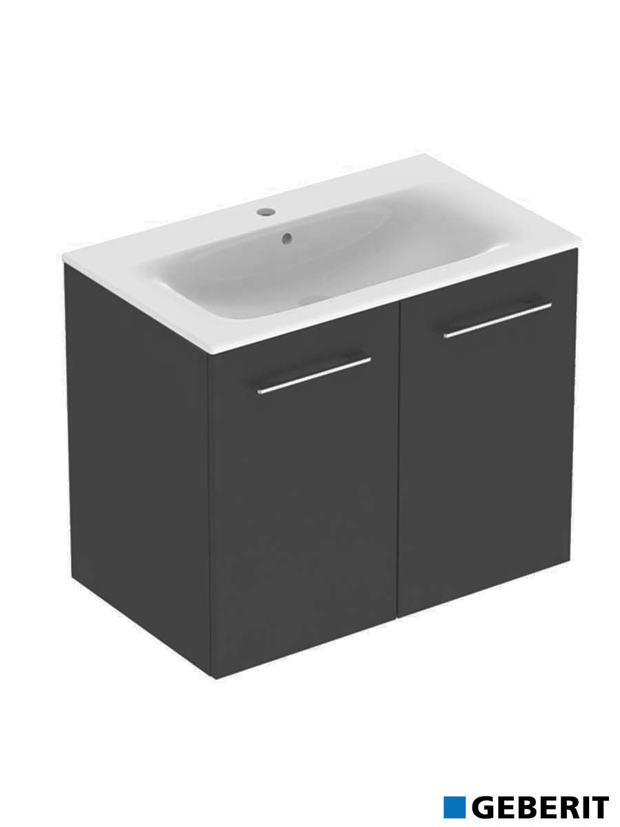 Lavabo sa ormarićem 80cm Selnova Square lava mat Geberit