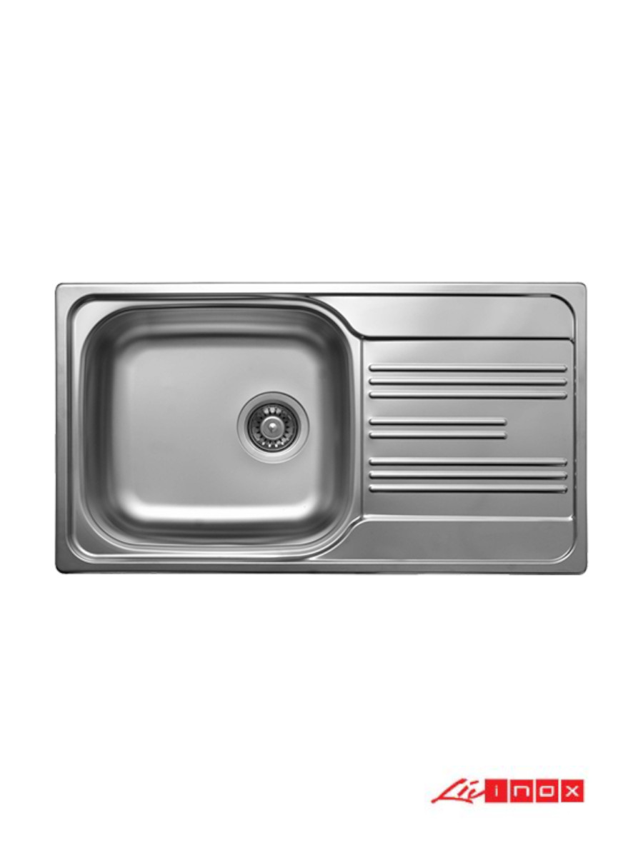 Ugradna sudopera Livinox EC 198 inox ø90 78×43,5cm