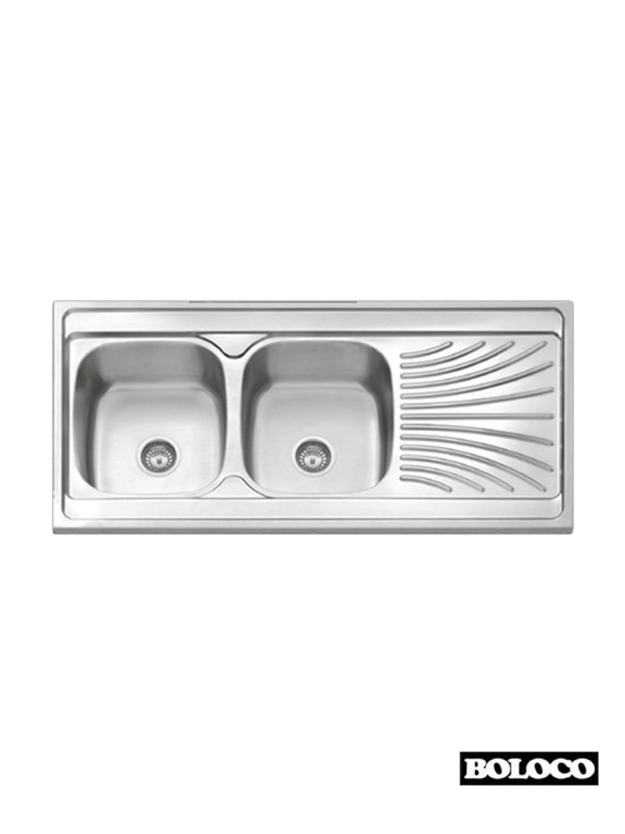 Nasadna sudopera Boloco BL 853 inox ø60 120x60cm