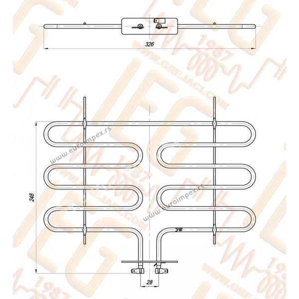 Prikljucnica tropolna OG IP44 16A bela 243.00 Aling Power line