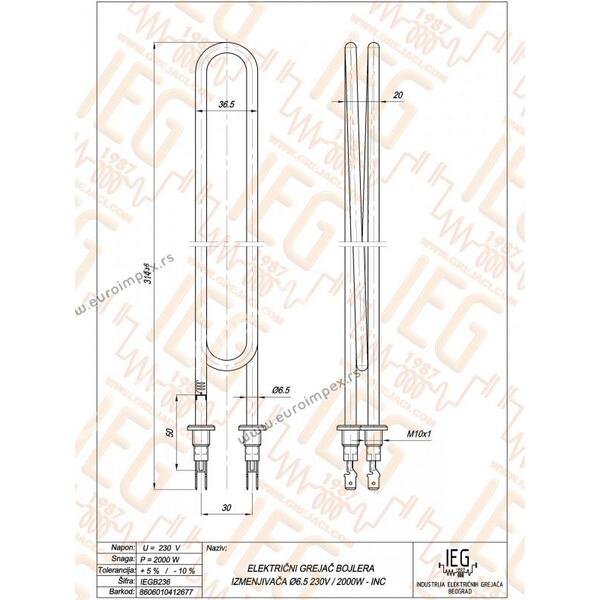 LED PLAFONJERA 12W 3000K BELA SA MIKRO SENZOROM POKRETA 360 OPAL IP54 400.413.115 TEB