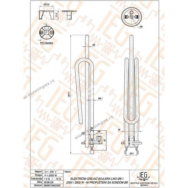 LED SIJALICA 8W G5,3 4200K 001-001-0008 FONIX-8 Horoz