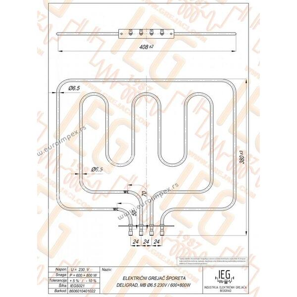 LED SIJALICA 6W E27 2200K RUSTIC TWIST-6 001-038-0006