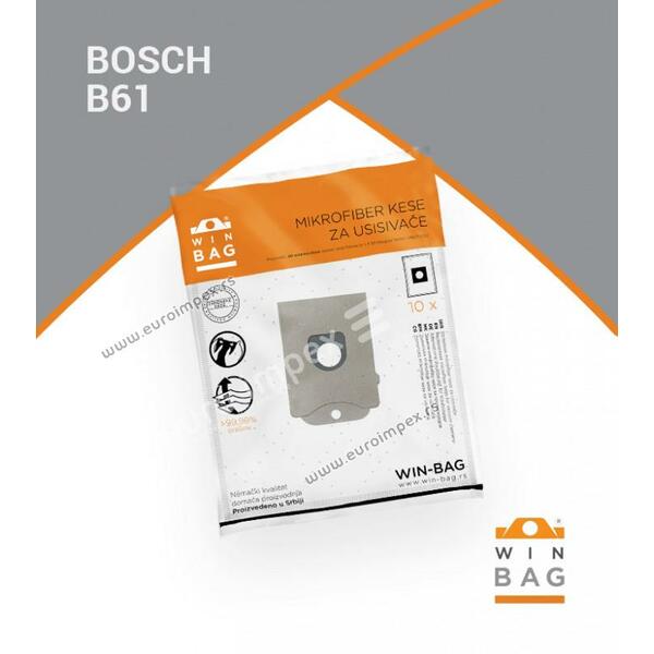 KESA ZA USISIVAC OD MIKROFIBERA BOSCH TypeK/BSN1600-BSN1800/BigBag3L/Arriva/BBZ41FK model TIP K B61 8606109072379