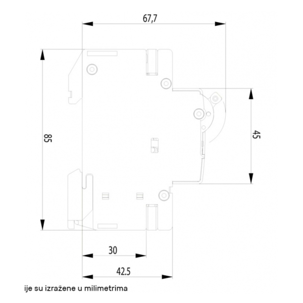 SKLOPKA NAIZMENICNA 10A 016 ELID (kao 3013L)