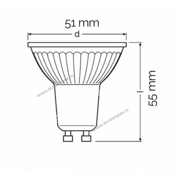 SET NADGRADNI ZA LED PANEL 600x600 ALUMINIJUMSKI okvir 600x600x45mm ELS02 317052