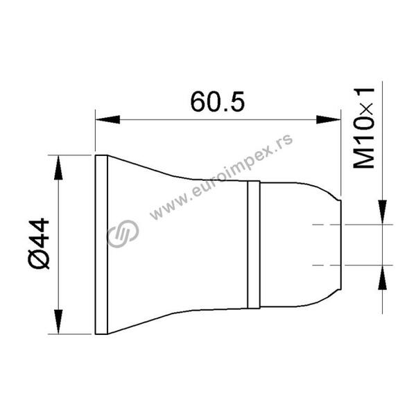 GRLO BAKELITNO E27 4A/250V VISEĆE 108 NOPAL