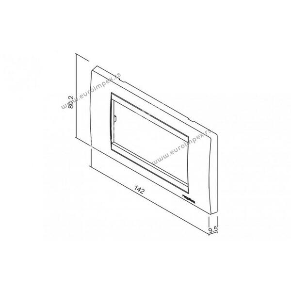 BH04-00301 GAMA-S-SR PLAFONSKA SVETILJKA CRNA GU10 VALJKASTA