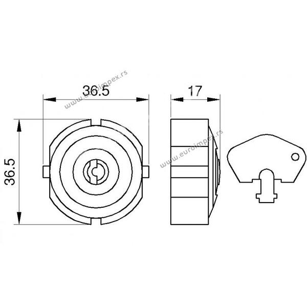 DST-Q7 DIGITALNI PROGRAMABILNI SOBNI TERMOSTAT PROSTO