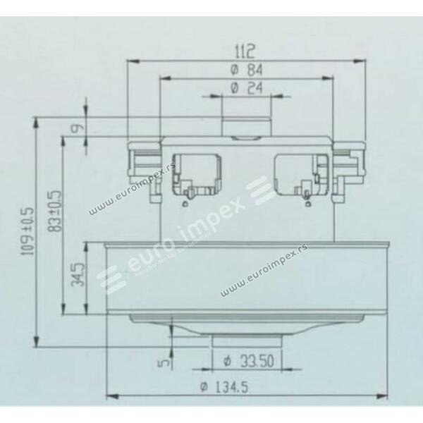 TERMOSTAT TAP MK ZAŠTITNI TROFAZNI DO 250C 5278-O-103-1 MMG