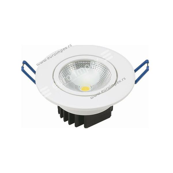 LED ROZETNA 5W 6500K BELA OKRUGLA SA SIJALICOM L0930R 34.5650 R005/60