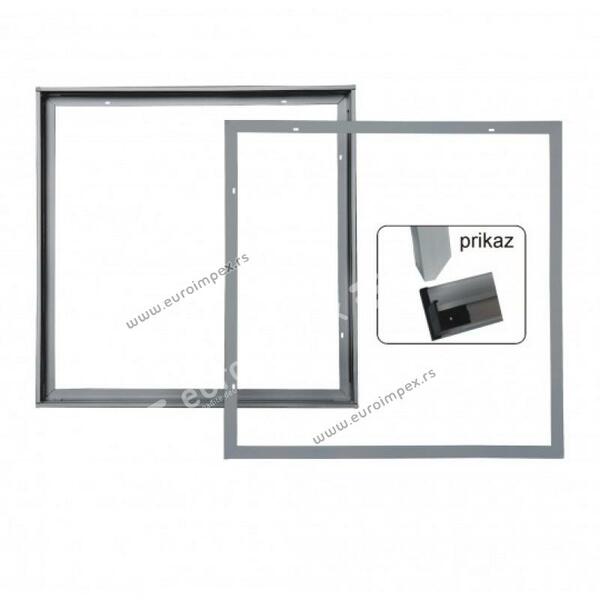 SET NADGRADNI ZA LED PANEL 600x600 ALUMINIJUMSKI okvir 600x600x45mm ELS02 317052