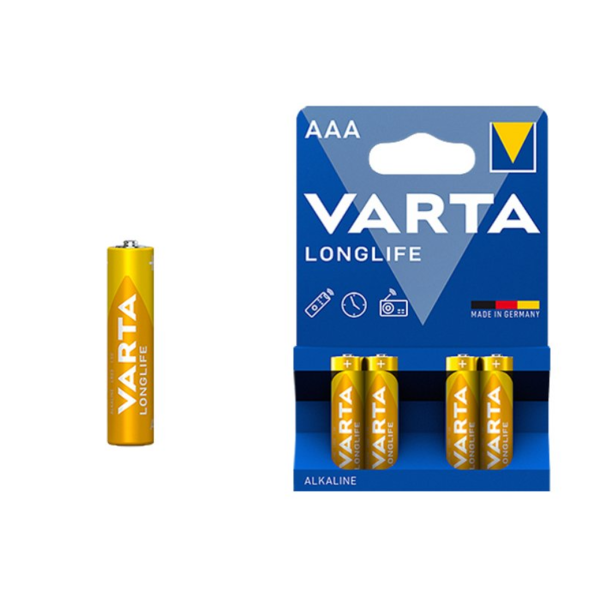 LONGLIFE LR03 1,5V AAA alkalna baterija V15 LE VARTA