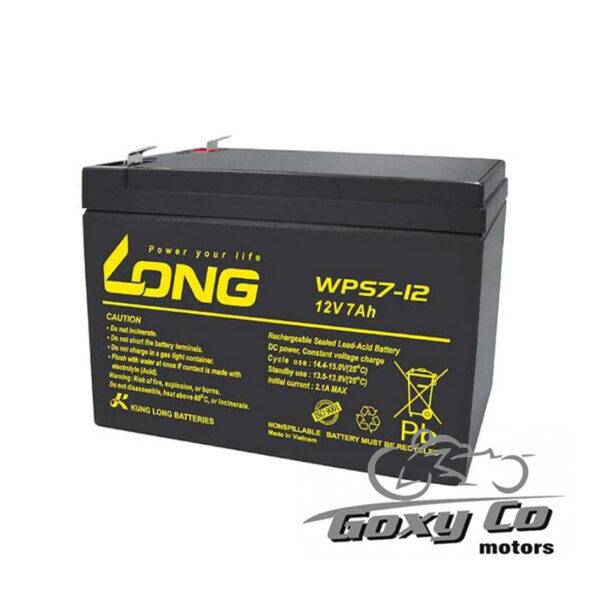 Baterija Long WPS7-12 12V 7Ah