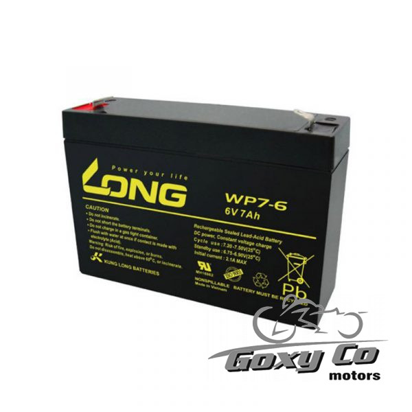 Baterija Long WP7-6 6V 7Ah