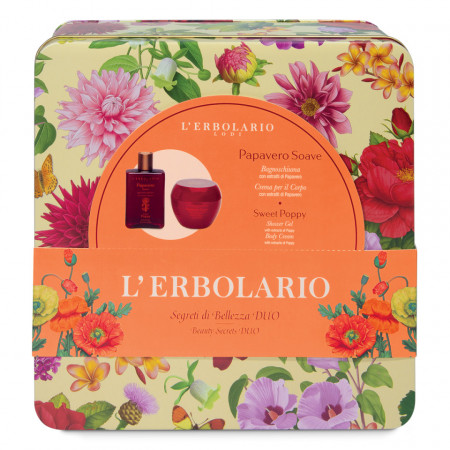 L' ERBOLARIO Sweet Popy Set Krema Za Telo 250ml + Gel Za Tuširanje 200ml