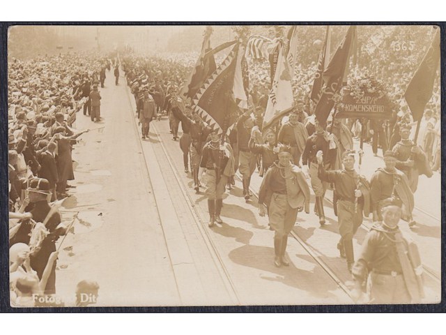 Češka 1926 Prag - Sokolski slet razglednica