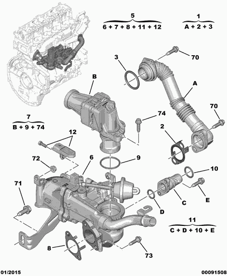 HLADNJAK EGR VENTIL 162644