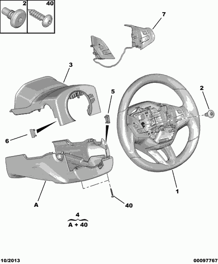 PREKIDACI NA VOLANU PEUGEOT 208