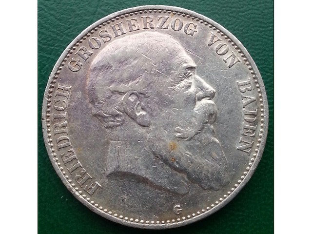 5 MARK 1904 G srebro