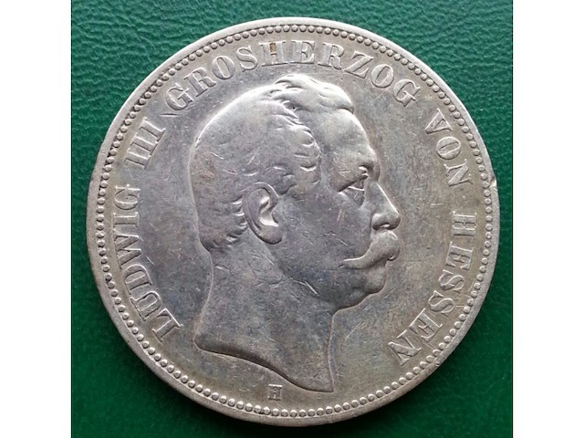 5 MARK 1875 H srebro